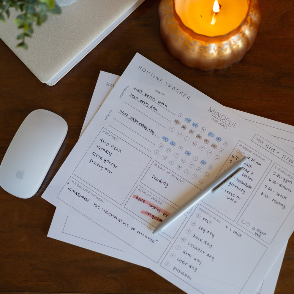 Routine Tracker – Mindful Planning